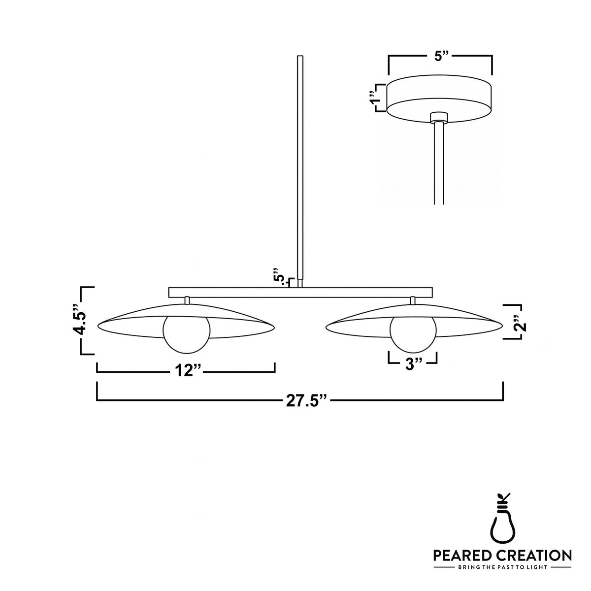 CHANDELIER MODEL NO. 5272 - Peared Creation